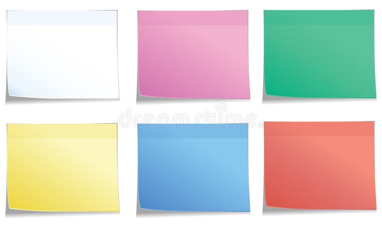 Postit Stock Illustrations – 7,076 Postit Stock Illustrations, Vectors ...