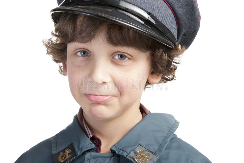 Policeman and Boy stock image. Image of badge, police - 7051899