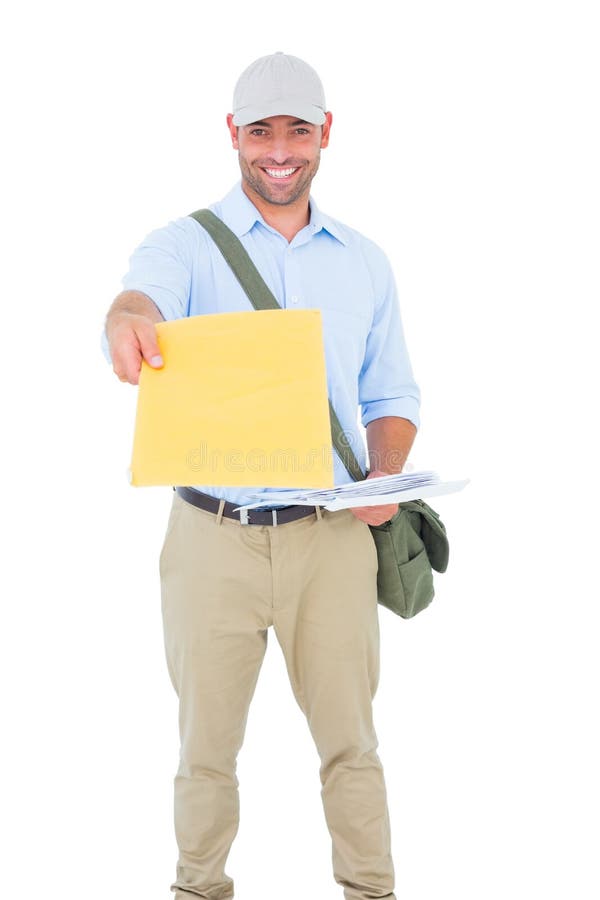 572 Postman Giving Letter Stock Photos - Free & Royalty-Free Stock ...