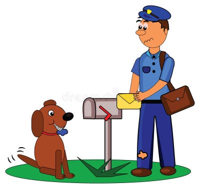 Postman Dog Stock Illustrations – 166 Postman Dog Stock Illustrations ...