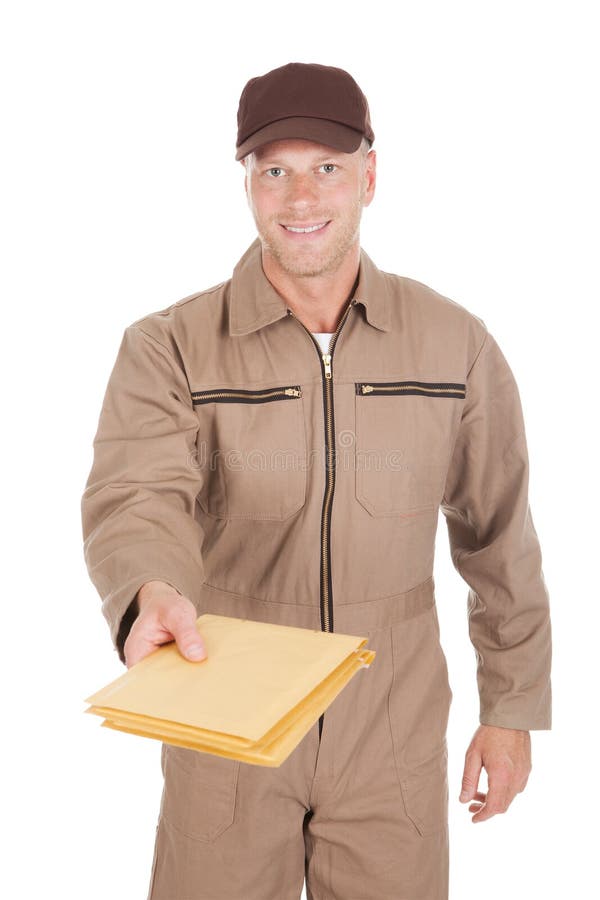 572 Postman Giving Letter Stock Photos - Free & Royalty-Free Stock ...