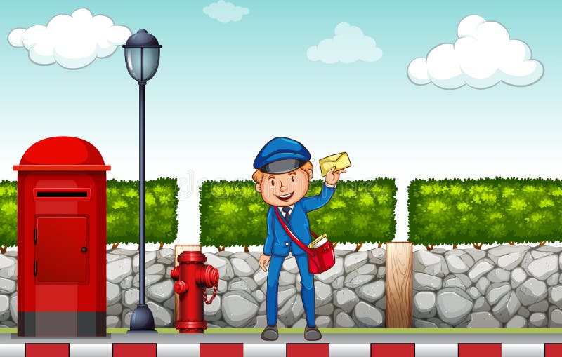 Indian Police Officer Front View Vector Illustration Design Stock ...