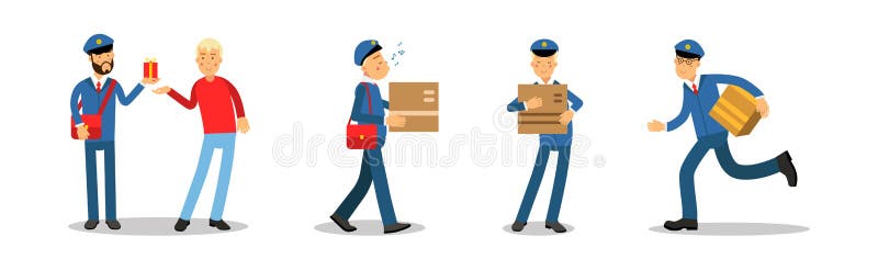 Postman Hurry Stock Illustrations – 220 Postman Hurry Stock ...