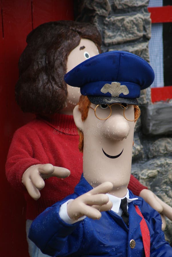 Postman Pat - Village Scenes Editorial Photo - Image of jess, black ...