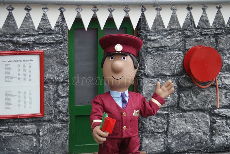 Postman Pat - Village Scenes Editorial Stock Photo - Image of post ...