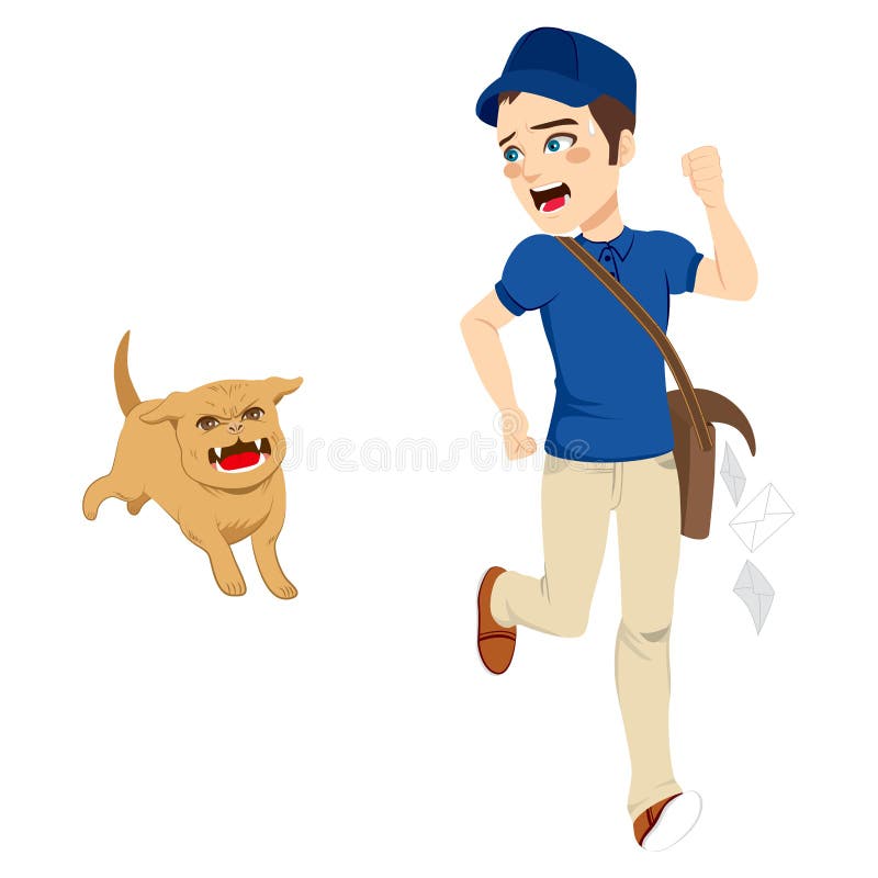 Boy Chasing Dog Stock Illustrations – 56 Boy Chasing Dog Stock ...