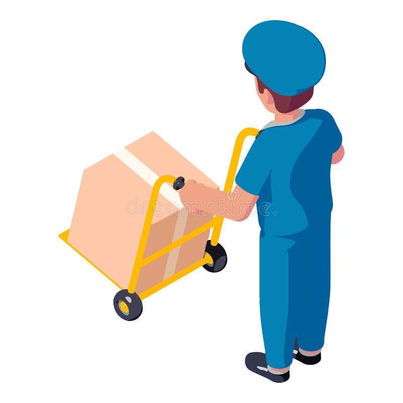 Isometric Mail Cart Stock Illustrations – 328 Isometric Mail Cart Stock ...