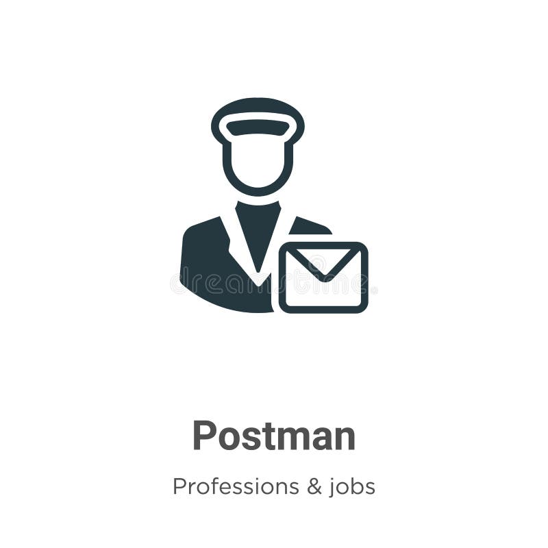 The Postman Vector Mascot Logo Stock Vector - Illustration of ...