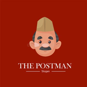 The Postman Vector Mascot Logo Stock Vector - Illustration of ...