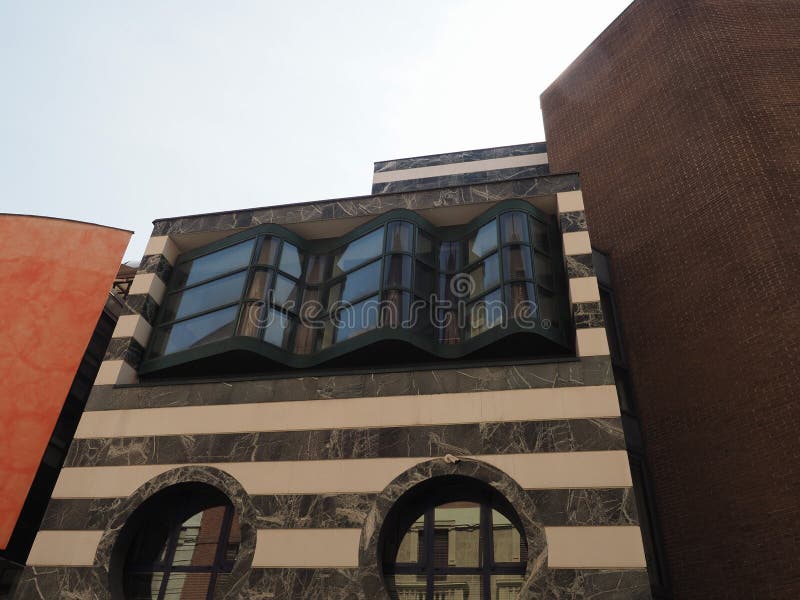 Postmodern Building in Turin Editorial Photography - Image of turin ...