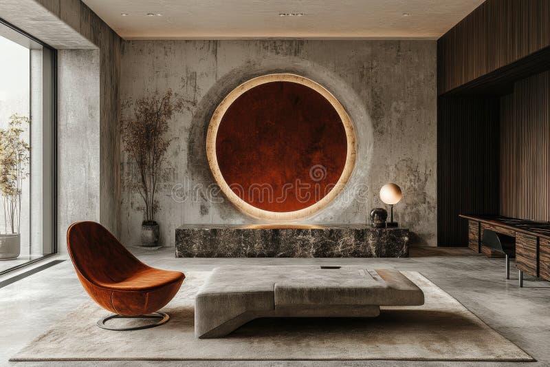 Postmodern Interior Design, in a Postmodern Interior, a Diverse Blend ...