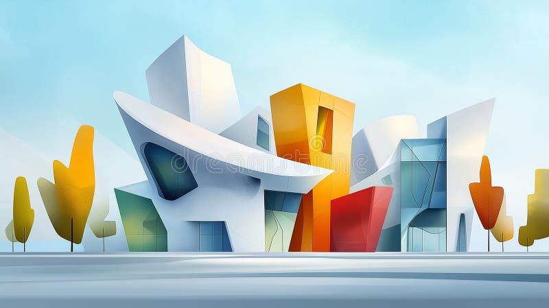 Postmodernist Museum with Fragmented and Deconstructed Forms ...