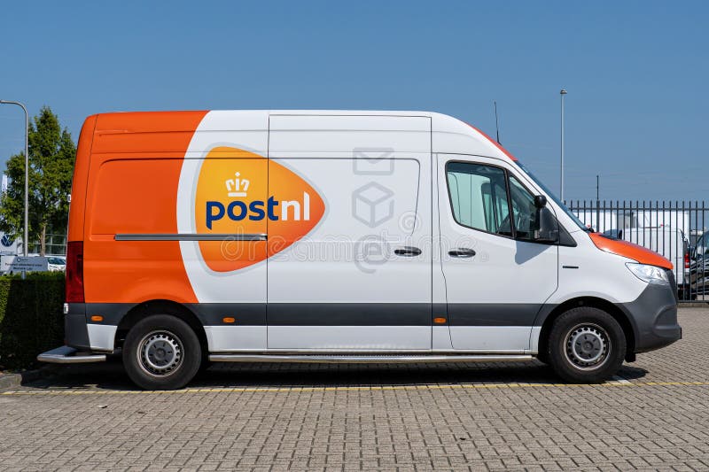 PostNL delivery van editorial image. Image of courier - 335723295