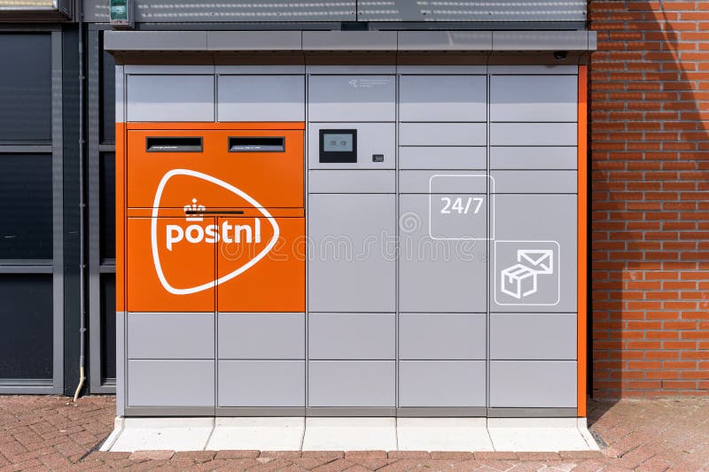 PostNL parcel locker editorial photo. Image of parcels - 278444811