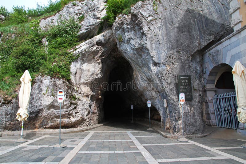 Postojna, Slovenia - 01 May 2018: Postojna Caves in Mountains of ...