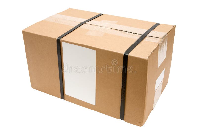 Postpaket stockfoto. Bild von ausschnitt, getrennt, abschluß - 4946520