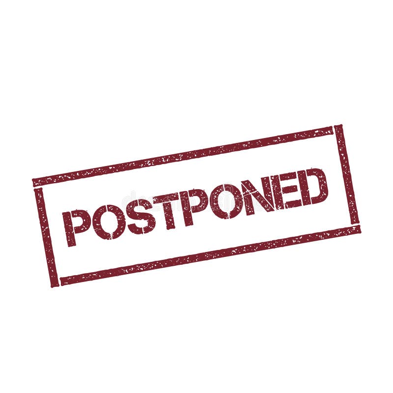 Postponed Clipart