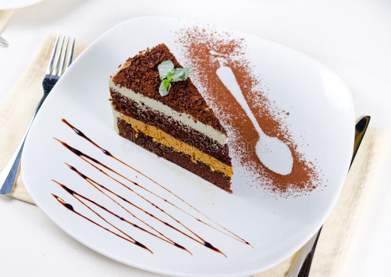 Postre Acodado Recientemente Cocido Delicioso Foto de archivo - Imagen ...