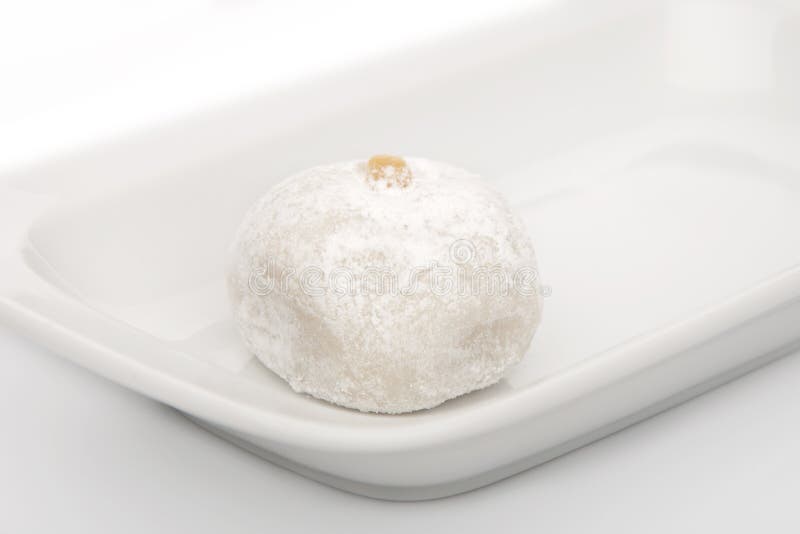 Postre japonés Mochi imagen de archivo. Imagen de azul - 27460831