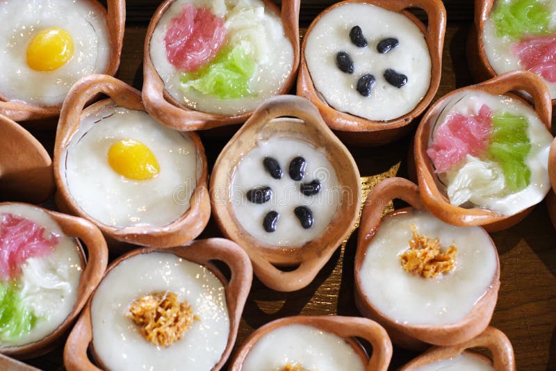 Postre tailandés imagen de archivo. Imagen de desayuno - 15700999