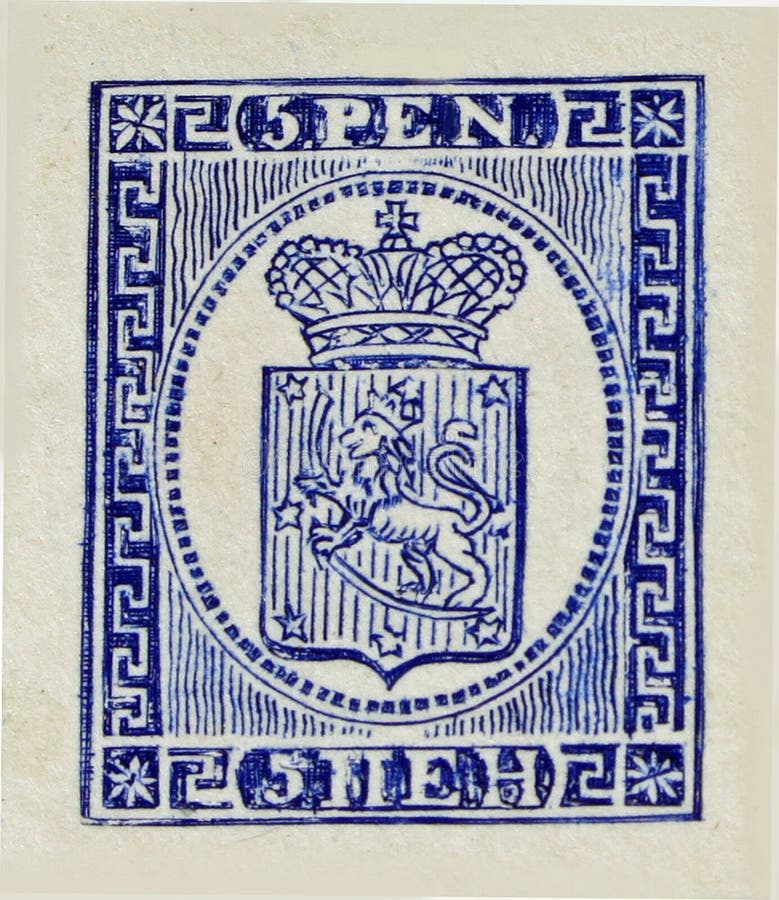 Poststamp in red color. stock image. Image of prison - 156314367