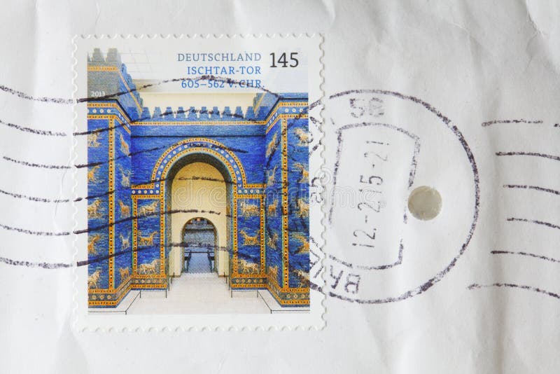 Poststamp editorial image. Image of euro, german, letter - 77343360