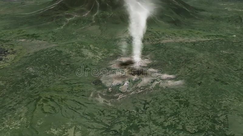 Postvolcanic activity stock footage. Video of landscape - 338447760