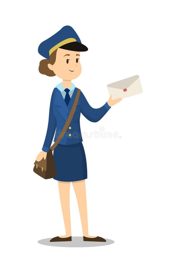 Postwoman Stock Illustrations – 234 Postwoman Stock Illustrations ...