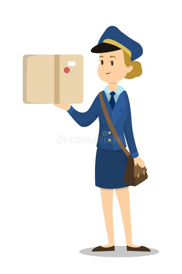 Postwoman Stock Illustrations – 289 Postwoman Stock Illustrations ...