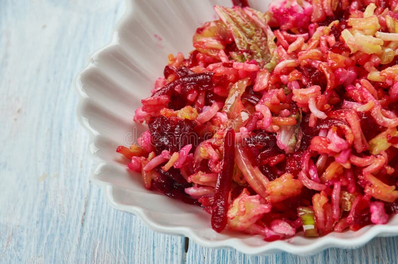 Pot Beetroot Pulao stock image. Image of vegetarian - 128399243