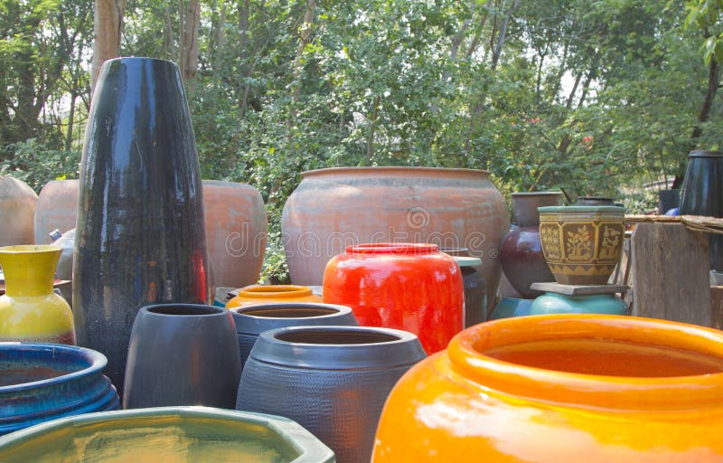 Pot colorful stock photo. Image of pots, color, background - 51264994