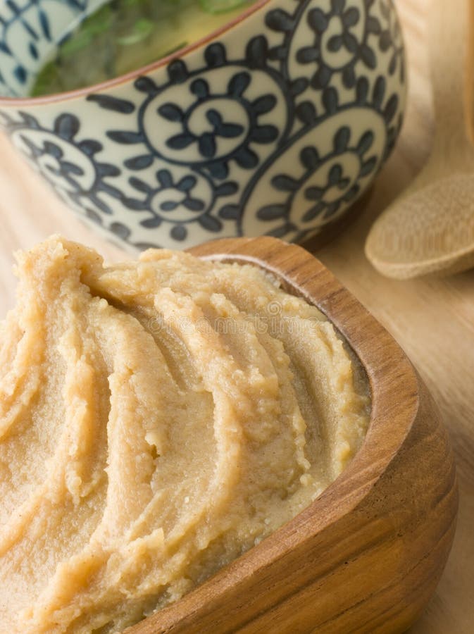 Pot of Dashi Paste and Miso Soup Stock Image - Image of oriental, paste ...