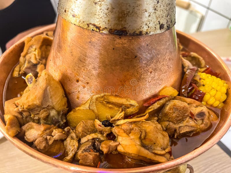 A Pot of Delicious Little Fried Chicken Stock Image - Image of food ...