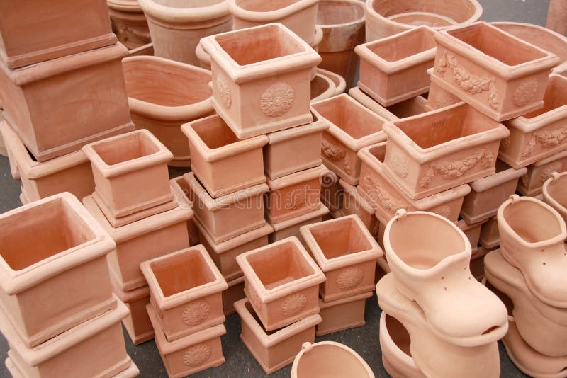 Argilla Miniatura Delle Terraglie Del Giocattolo Della Cucina Immagine ...