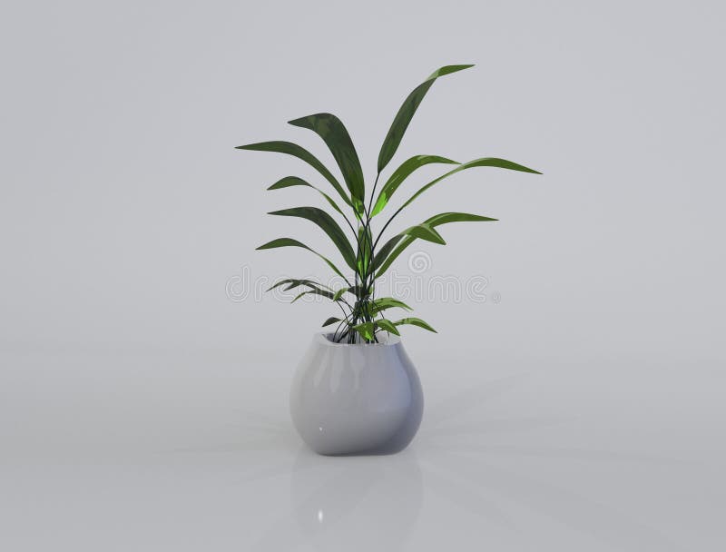 Pot with Flowers Images 3d Render for Mockup Decoration 3D Render Image ...