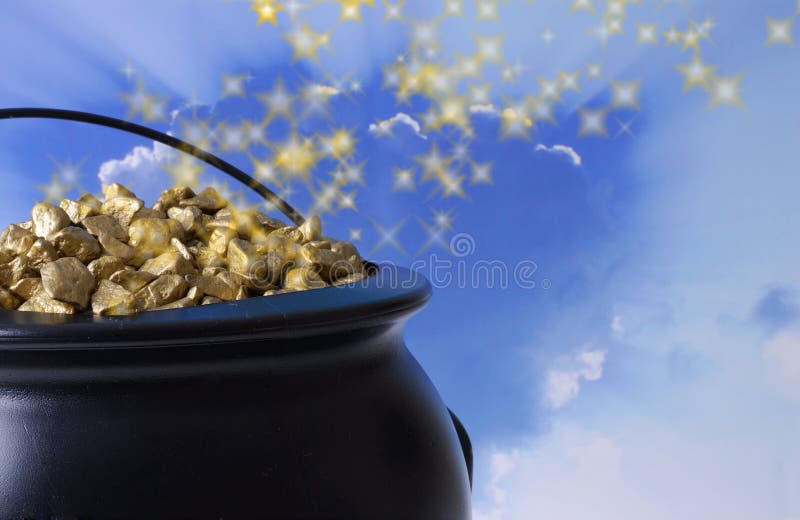 Pot of Gold stock image. Image of luck, saint, ireland - 2012745