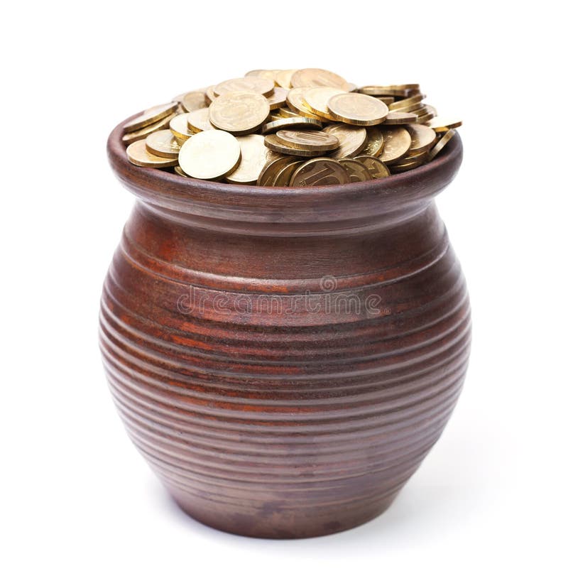 Pot of gold stock photo. Image of treasure, saint, finance - 6250602