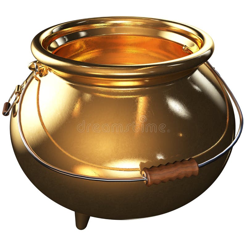 Empty Pot Gold Stock Illustrations – 552 Empty Pot Gold Stock ...