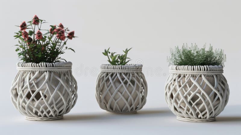 Pot Holders Featuring a Unique Geometric Pattern Inspired by the ...