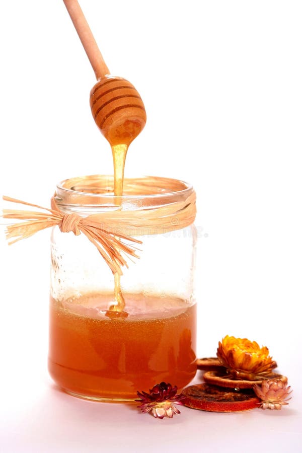 Pot of honey stock image. Image of boiled, white, citrus - 56944479