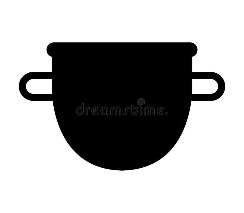 Pot icon illustrated stock illustration. Illustration of meal - 119597413
