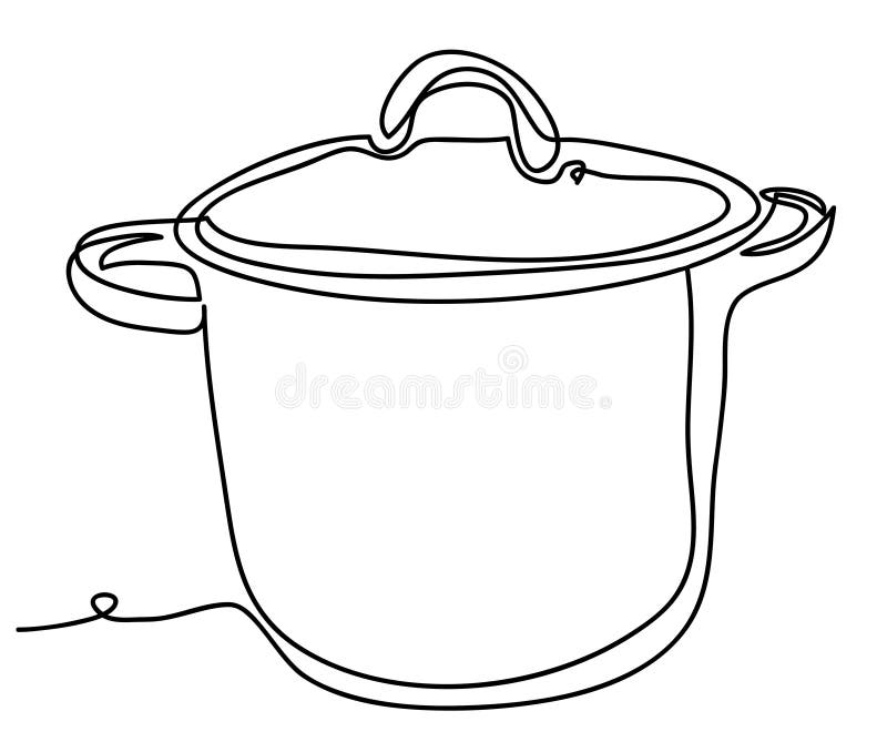 Kitchen Pot Drawing
