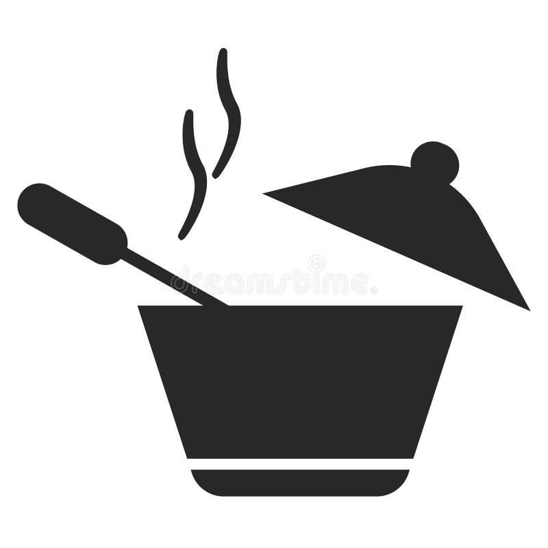 Pot Icon Vector Sign and Symbol Isolated on White Background, Pot Logo ...