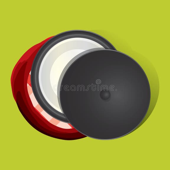 Pot with Lid. Vector Illustration Decorative Design Stock Vector ...