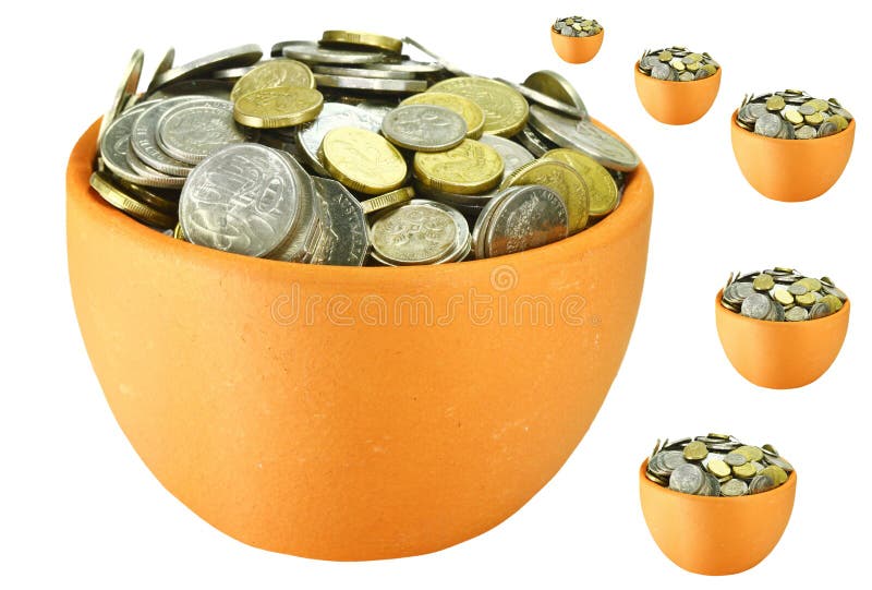 Pots of Money for 100 Rubles Stock Image - Image of commercial, making ...