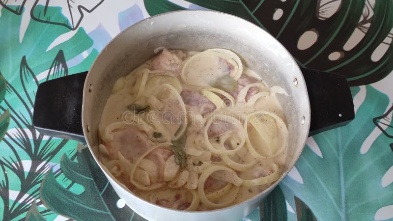 Pot of Raw Marinated Chicken Meat on the Table Stock Video - Video of ...