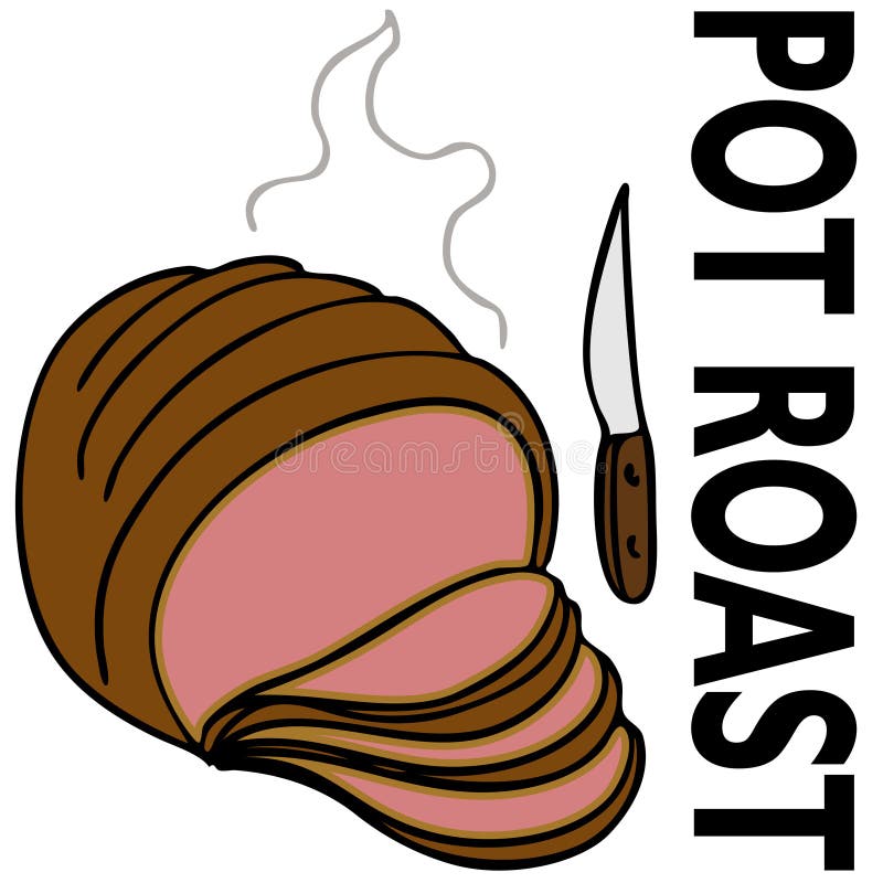 Pig Roast stock illustration. Illustration of cartoon - 9524735