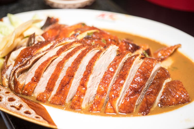 Pot-stewed duck stock image. Image of ellipse, roasted - 69666789