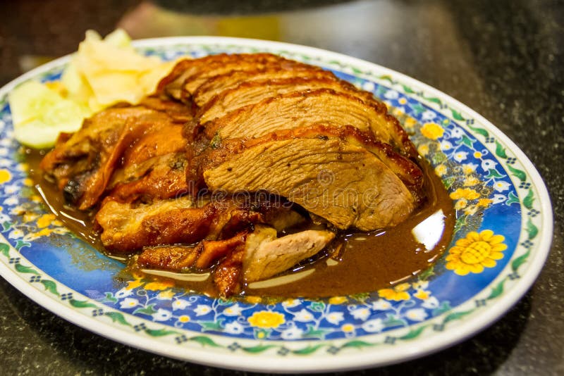 Pot-Stewed Duck. stock photo. Image of prepared, cuisine - 35806812