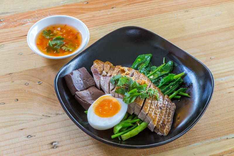 Pot-stewed Duck on Plate. Chinese Food Stock Image - Image of poultry ...